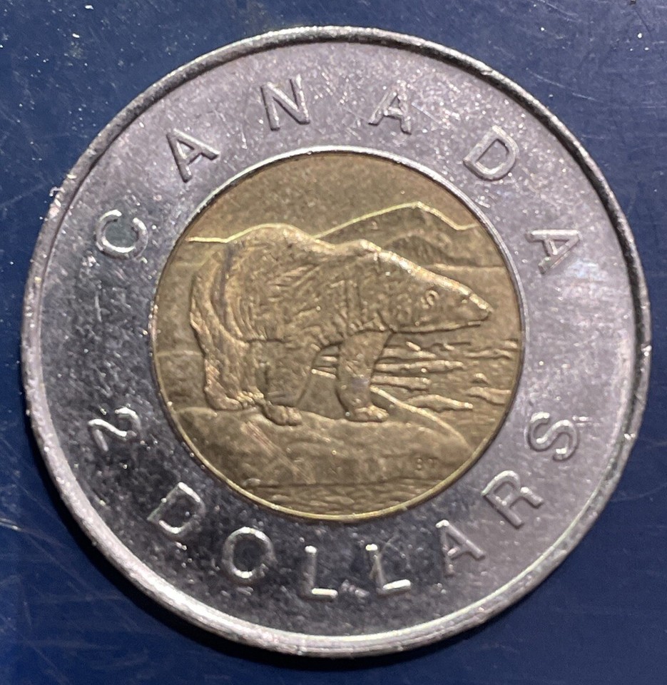 ~RARE~ 1996 Canadian 2 Dollar Coin Queen Elizabeth II &Polar Bear | eBay