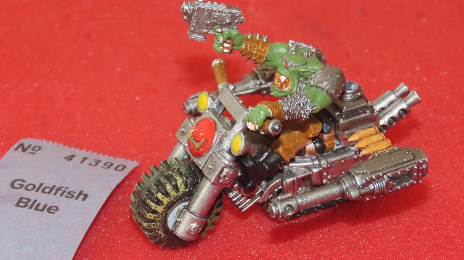 Games Workshop Warhammer 40k Gorkamorka Orks Ork Nob Biker Metal ...