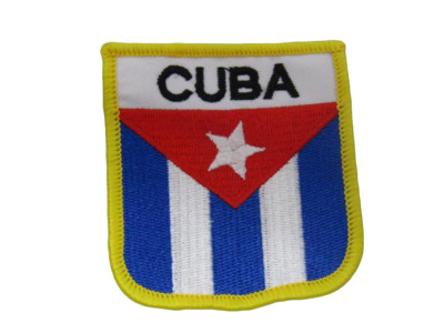 Cuba Cuban Letters Country Flag Iron On Patch | eBay