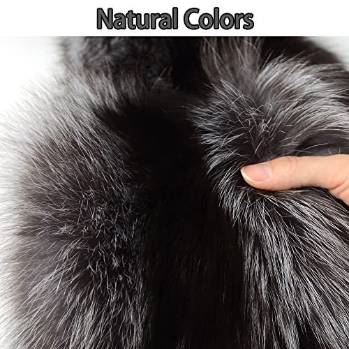 Genuine Natural Tanned Silver Fox Hides Fur Pelts Graded 1 Real Fox Sk ...