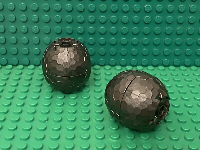 Lego 2 Pearl Dark Gray Container,Faceted Alien Pod Section / Cocoon ...