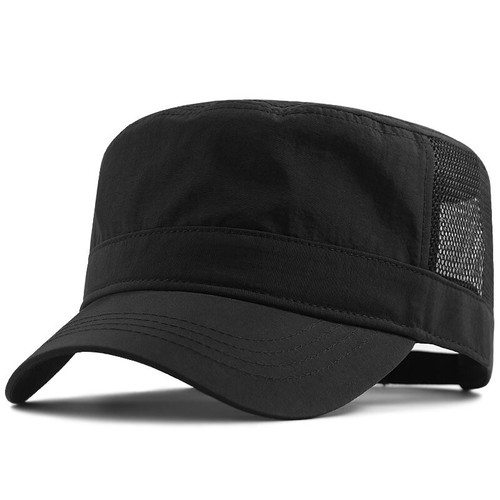 Oversize Army Flat Top Cap Men Women Military Mesh Hat For L/XXL Big ...