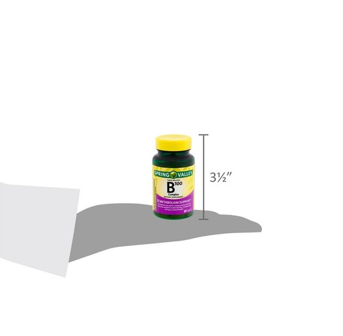 Spring Valley Timed-Release B100 Complex Tablets, 60 Count | eBay