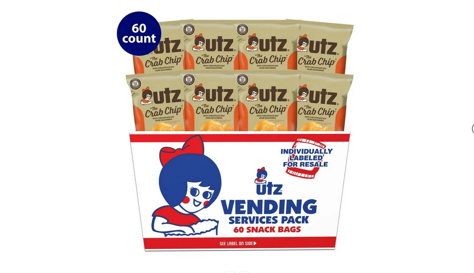 Utz Honey BBQ, Multipack, Gluten-Free, Potato Chips 1 oz, 60 Count ...