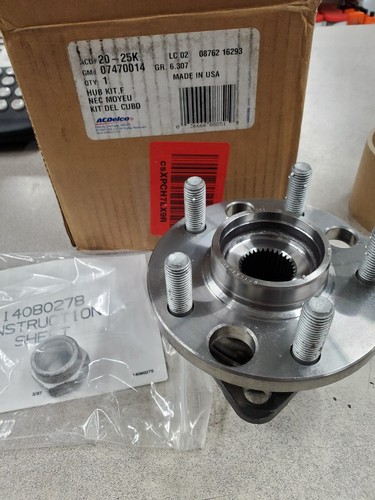 AC Delco front wheel bearing hub assembly kit 20-25k 07470014 | eBay