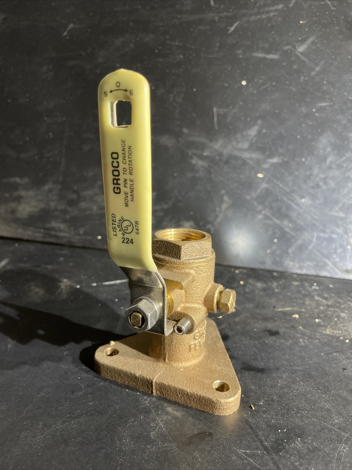 Groco FBV-750 Seacock Flanged Ball Valve Full-Flow 3/4 Inch | eBay