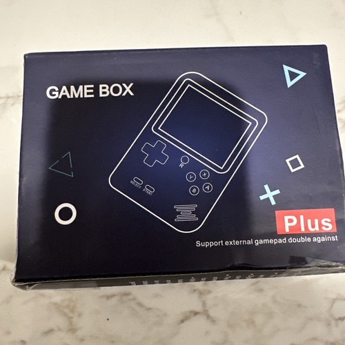 Game Box Plus- Hand Held Game System, Rechargeable Battery, BLUE, Brand ...
