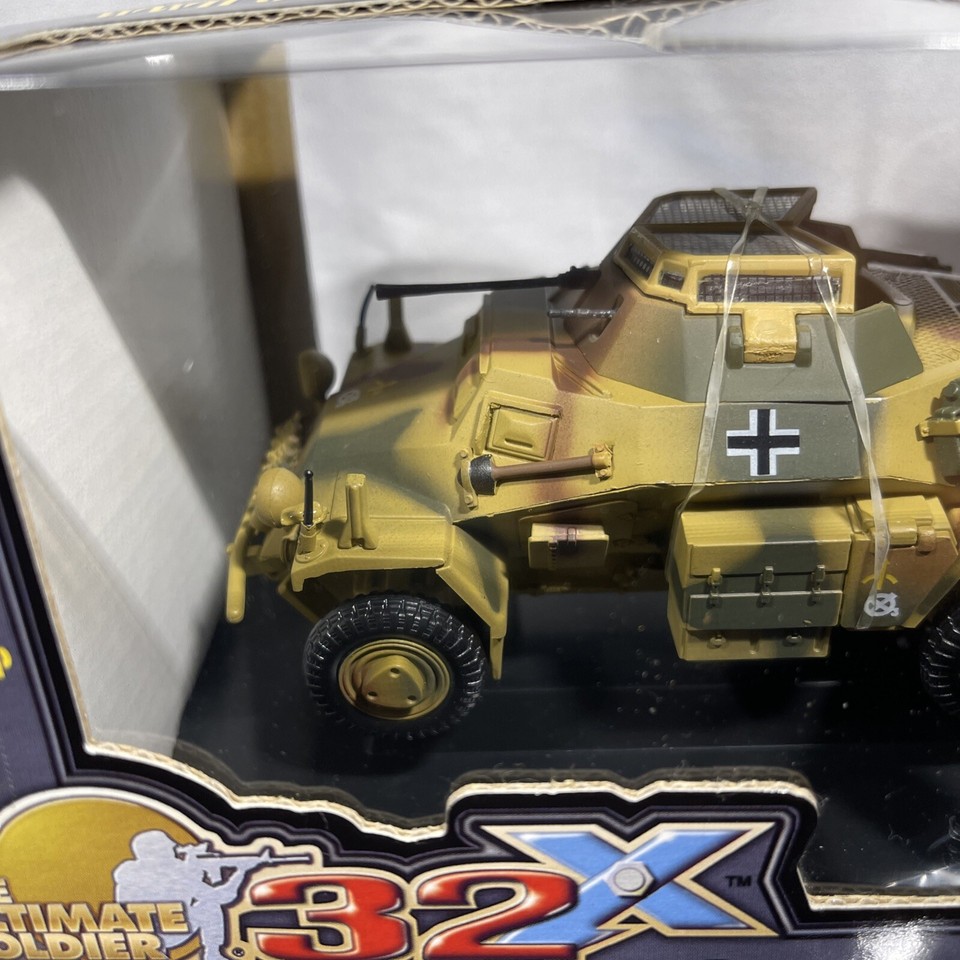 Ultimate Soldier 1:32 German Sdk. 222 Armored Scout Car w/2 Figures Lot ...