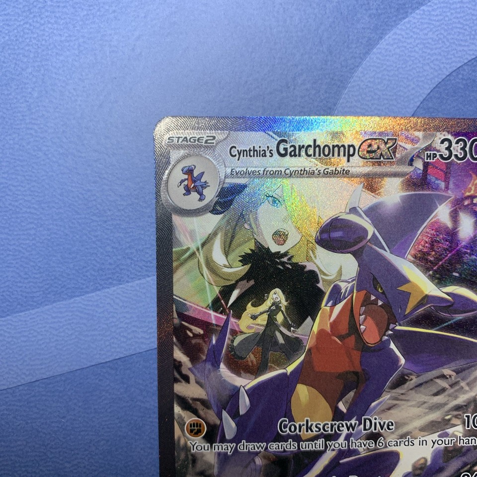 2025 Pokémon TCG Destined Rivals - Cynthia’s Garchomp ex #232/182 - NM ...