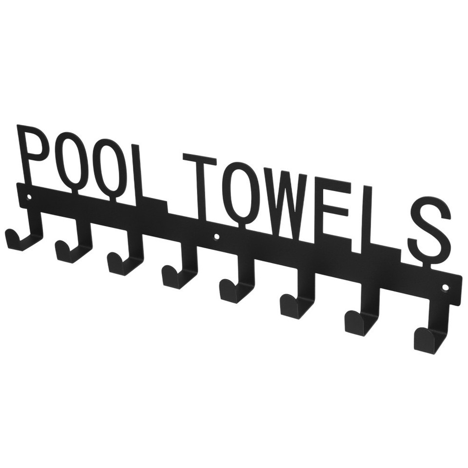 Pool Towel Rack Outdoor Towel Rack Towel Hook Towel Hanger Clothes Hook ...