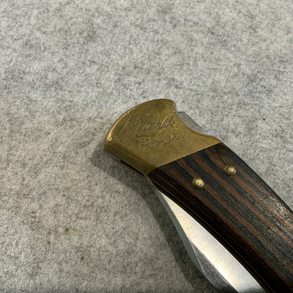 2006 Buck USA 112 Hoyt H Buck Signature Lock Back Pocket Knife Founder ...