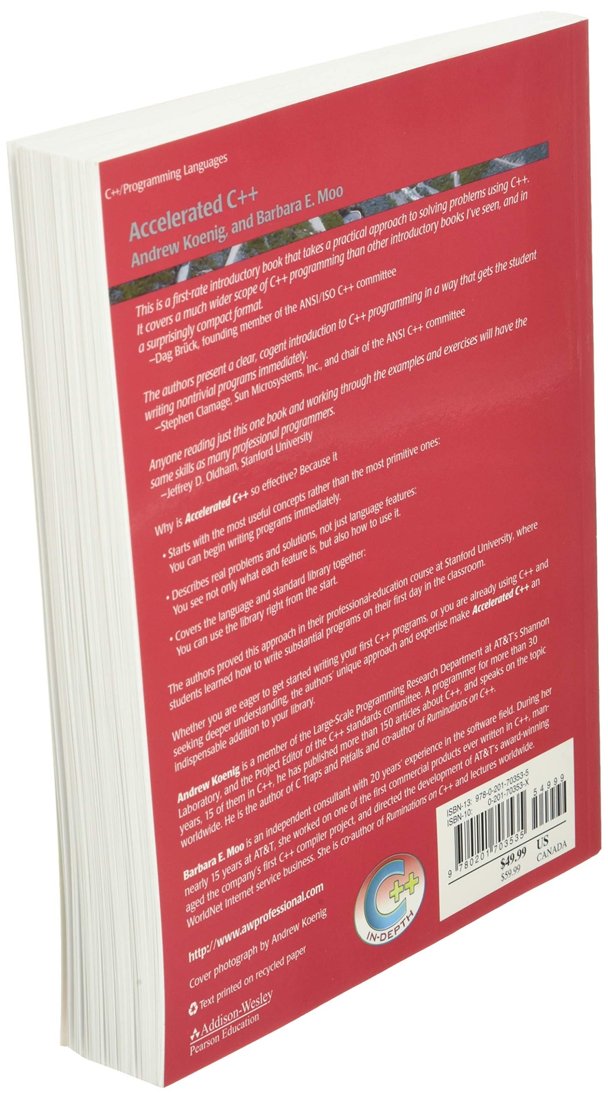 Accelerated C++: Practical Programming by Example (USED) 9780201703535 | eBay