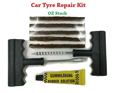 Car Tyre Repair Kit Puncture Emergency Tool Set 5 Sticks Motorcycle ...