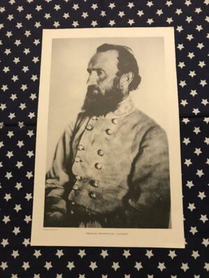 LARGE VINTAGE PHOTO OF CIVIL WAR CONFEDERATE MAJOR GENERAL JACKSON 20 ...