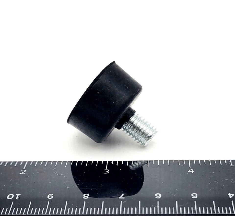 4 Pack M8 Stud Rubber Adjustable Leveling Glide Feet Furniture Table ...