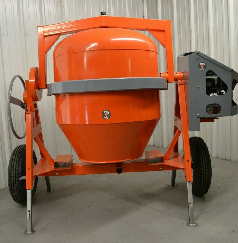 Champ Equipment Mfg C4100 Honda concrete cement mixer 12 CF gas ...