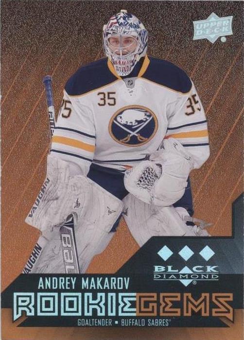 2014-15 Upper Deck Black Diamond - Rookie Gems Andrey Makarov #186 ...