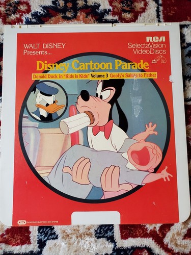 Disney Cartoon Parade Vol 3 Donald Duck Goofy CED Video Disc | eBay