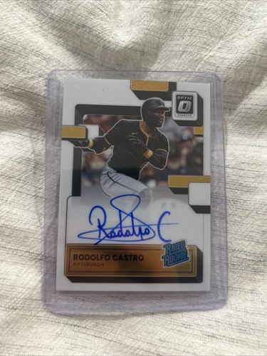 2022 Panini Donruss Optic - Rated Rookie Signatures Rodolfo Castro #RRS ...