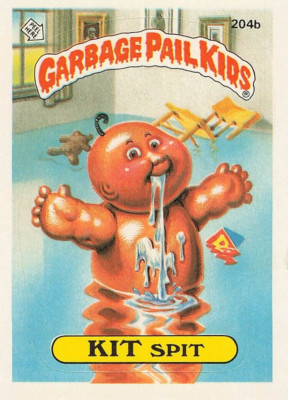 1986 GARBAGE PAIL KIDS #204B KIT SPIT | eBay