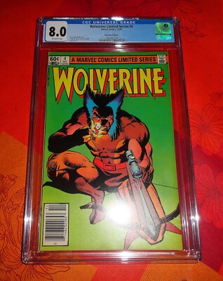 Comics VO CGC 8.0 Marvel Déc 1982 WOLVERINE N°4 – Frank Miller | eBay