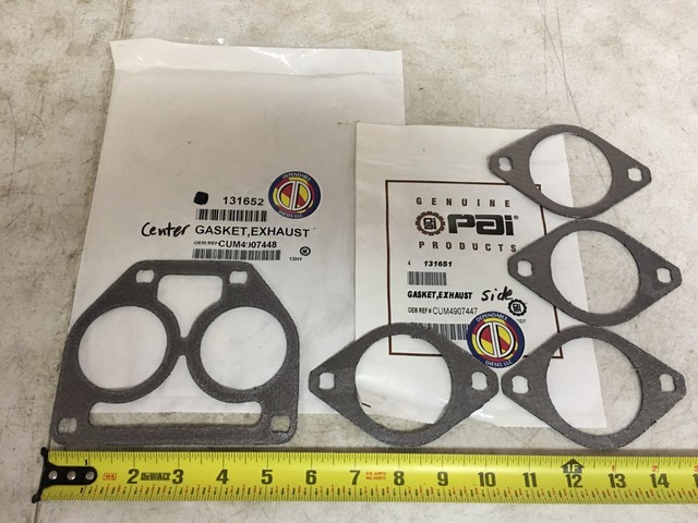 Exhaust Manifold Gasket Kit for a Cummins Isx. Pai BRAND Ref. # 4907448 ...
