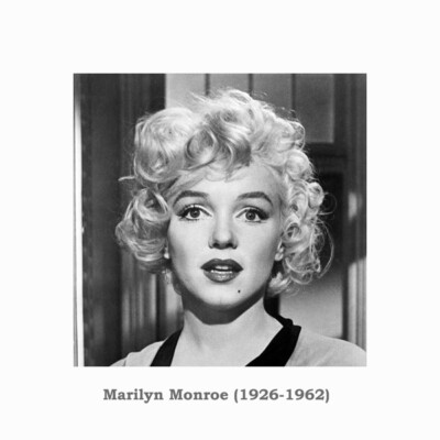 Marilyn Monroe 12x12 inch memorial poster 1926-1963 Some Like it Hot as ...