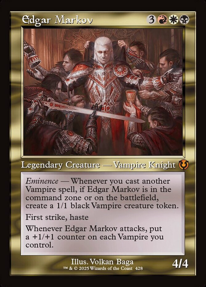 1x Edgar Markov -- Retro Frame NM-Mint, English Innistrad Remastered MTG Magic | eBay