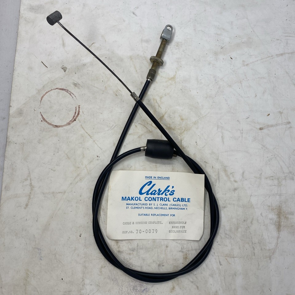 Clarks Makol Control Cable TR6R T120R Front Brake Cable with Switch ...
