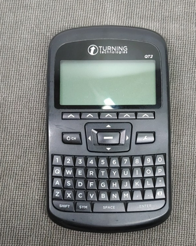 Turning Technologies QT2 Response Device Clicker RCQR-02 WORKS | eBay