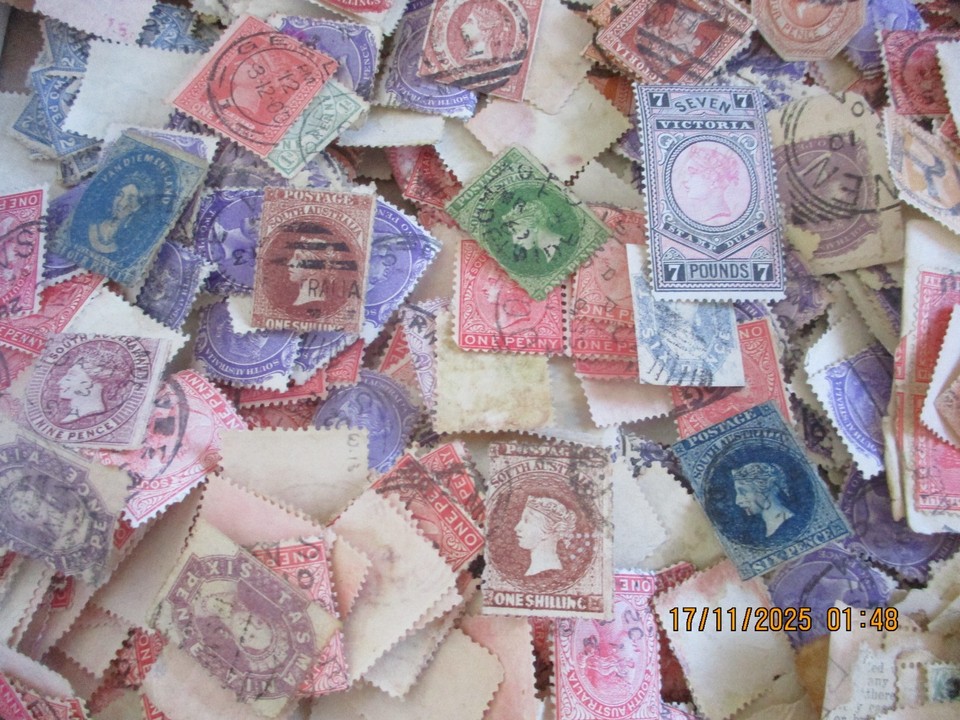 ESTATE: Australian States unchecked unsorted heaps amazing FREE POST ...