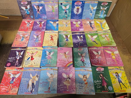 35 Rainbow Magic Fairy Books Lot Daisy Meadows Scholastic Set Girls ...