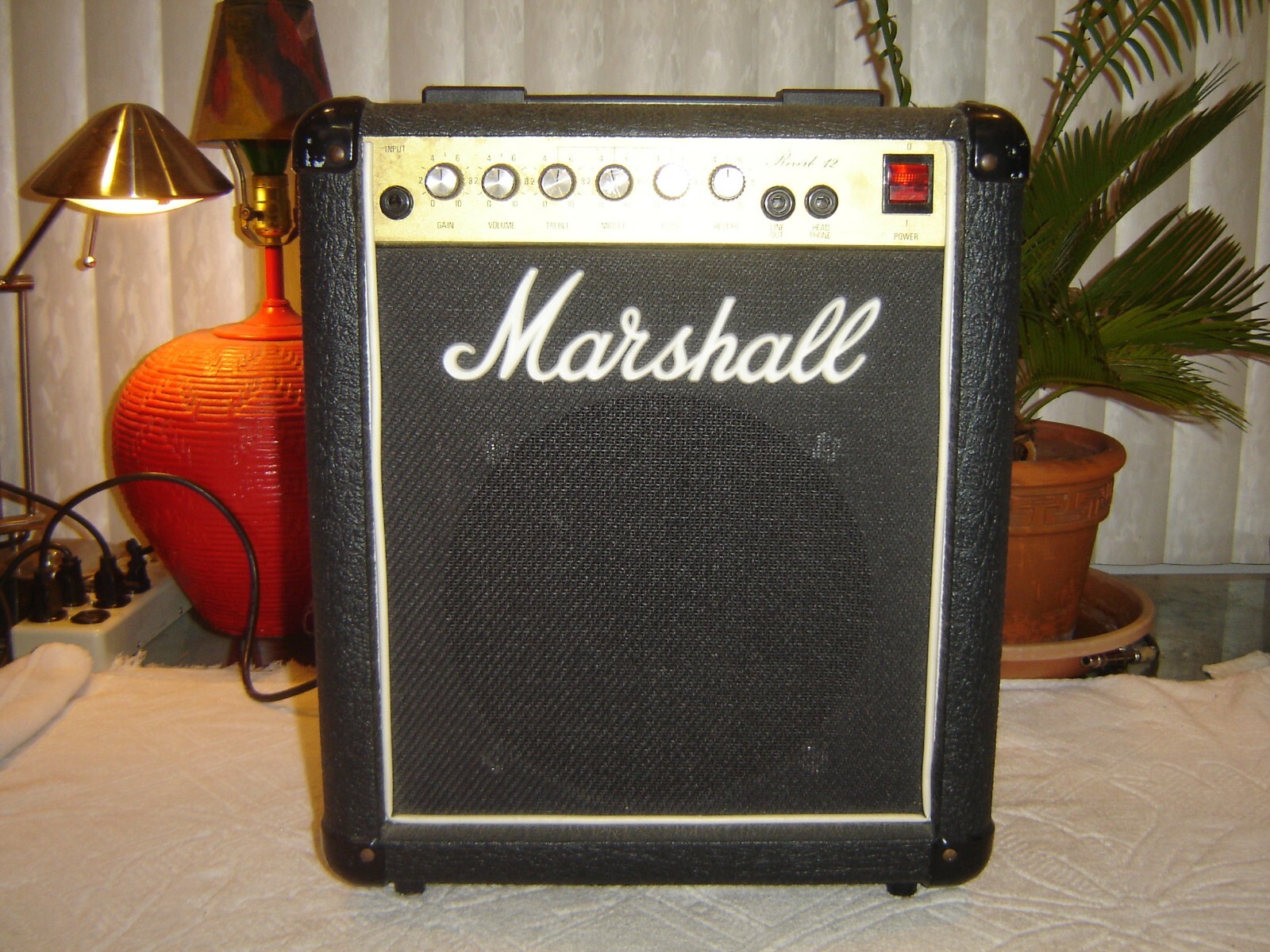 Marshall 5205, Reverb 12, 12 Watt, Vintage 80s Guitar Amplifier, Spring ...