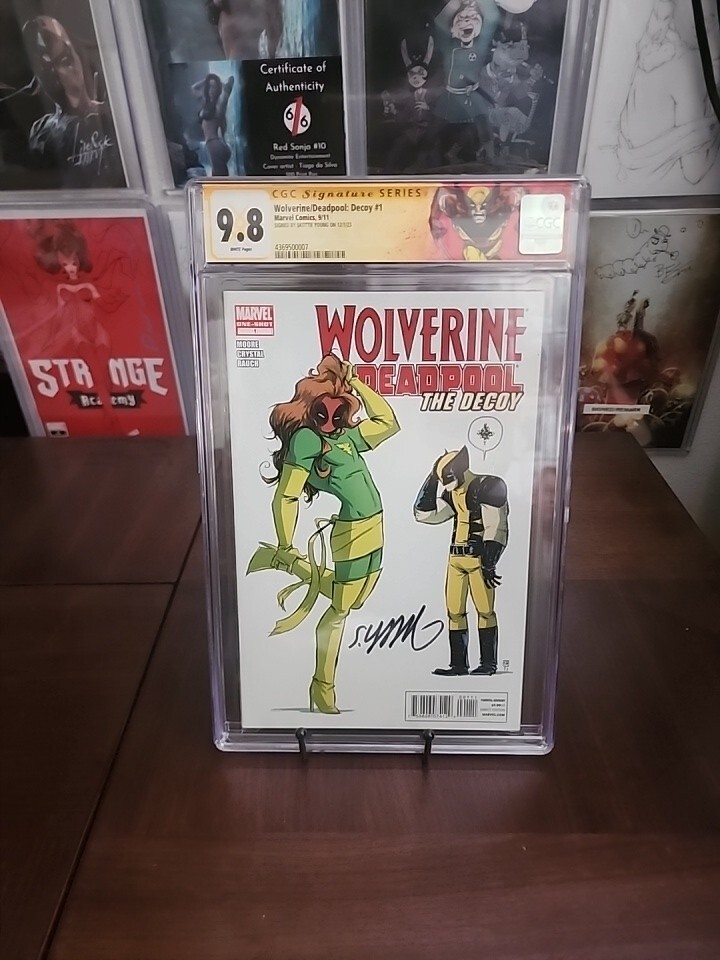 MARVEL WOLVERINE/DEADPOOL: DECOY #1 CGC 9.8 Signed By SKOTTIE YOUNG ...