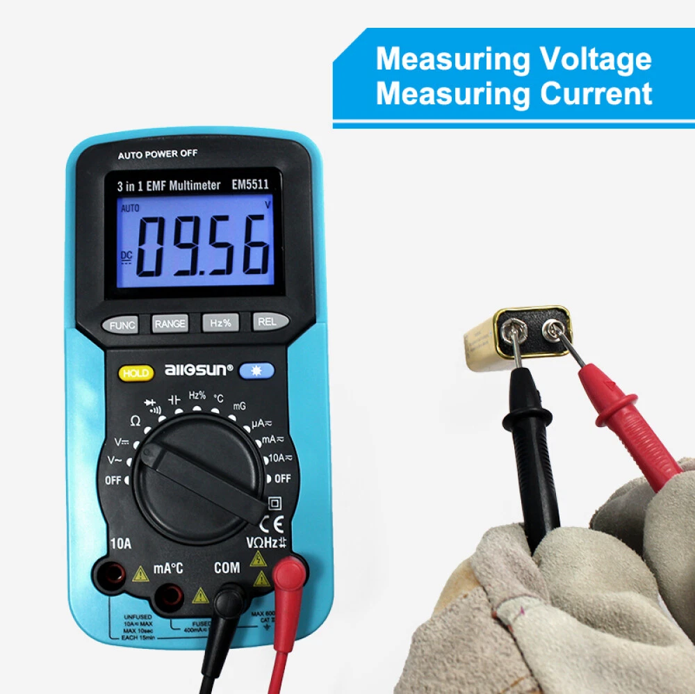 Digital Multimeter 4000 Count Digital Multimeter Em5510, 48% OFF