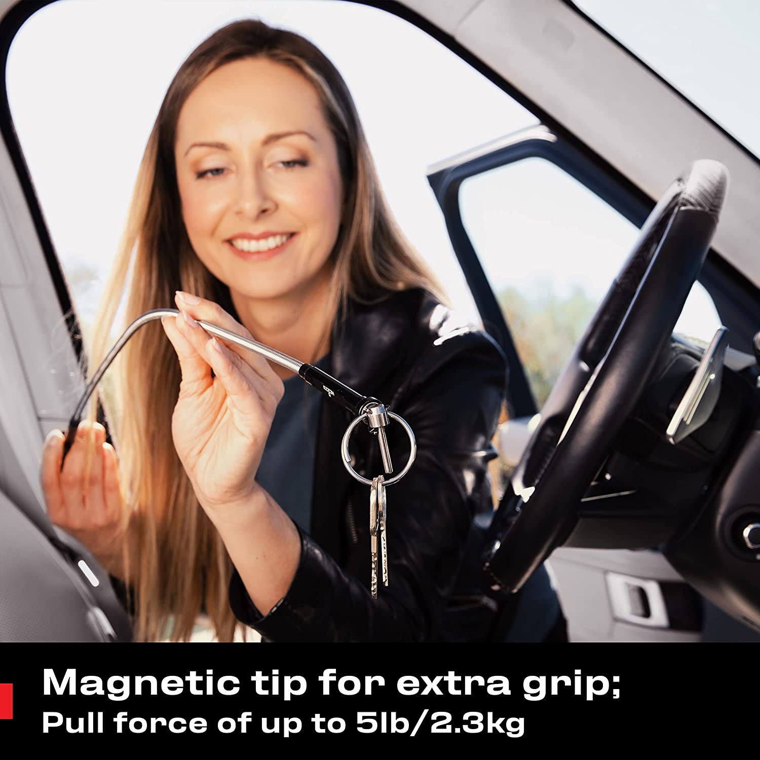 Magnetic Flexible Claw Grabber Pickup Tool with Bright LED Light - 27 ...