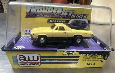 Auto World AW slot cars el camino AFX Near Mint Yellow Original Box | eBay