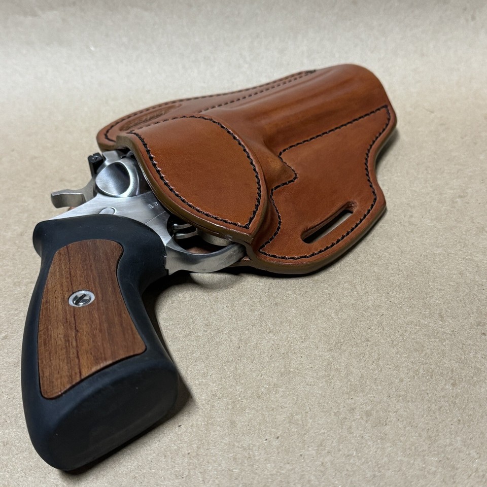 Colt Python 4-1/4" barrel LEATHER HOLSTER RH NEW MODEL (READ LEAD TIME ...