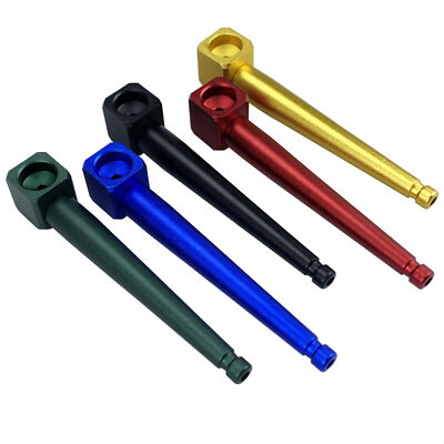 Square Shaped Mini Metal Long Rod Small Pipe Detachable Washable Metal ...