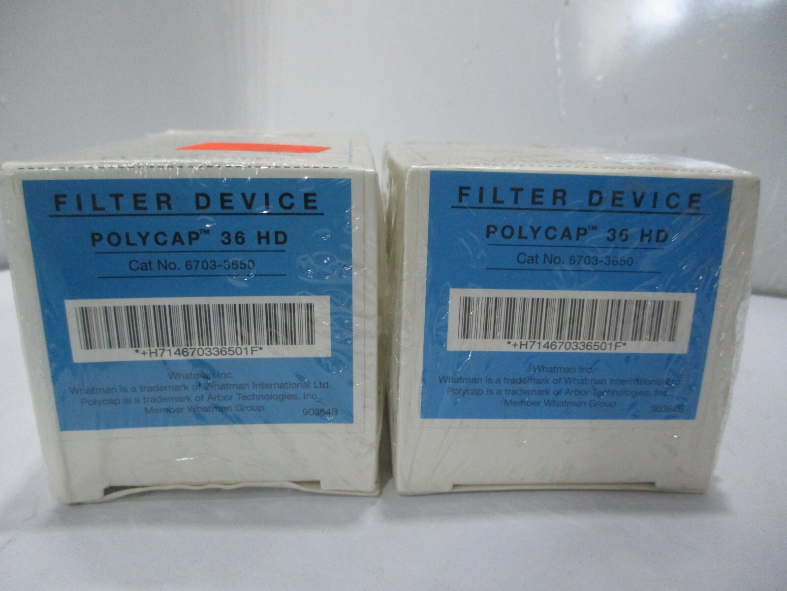LOT OF 2 WHATMAN 6703-3650 POLYCAP 36 HD 5.0µm Pore Size Filter Capsule ...