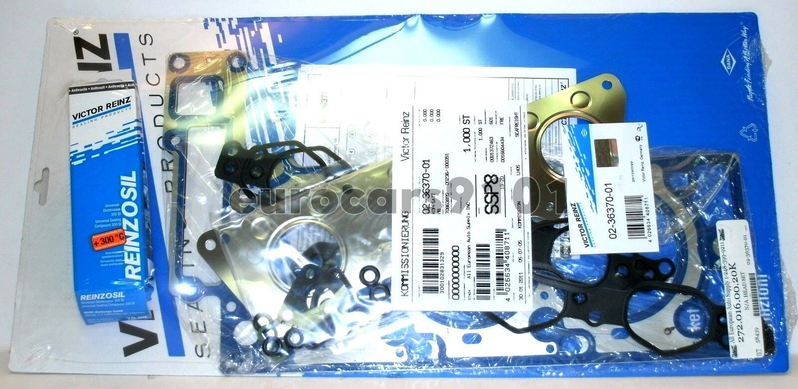 New! Mercedes HEAD GASKET KIT RIGHT OEM (Victor Reinz 02-36370-01 ...