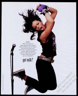 2004 Fefe Dobson photo Got Milk vintage print ad | eBay