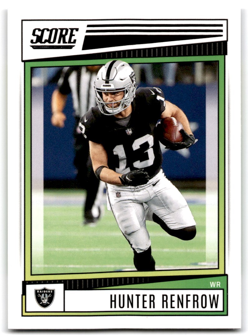 2022 Score Hunter Renfrow Las Vegas Raiders #123 | eBay
