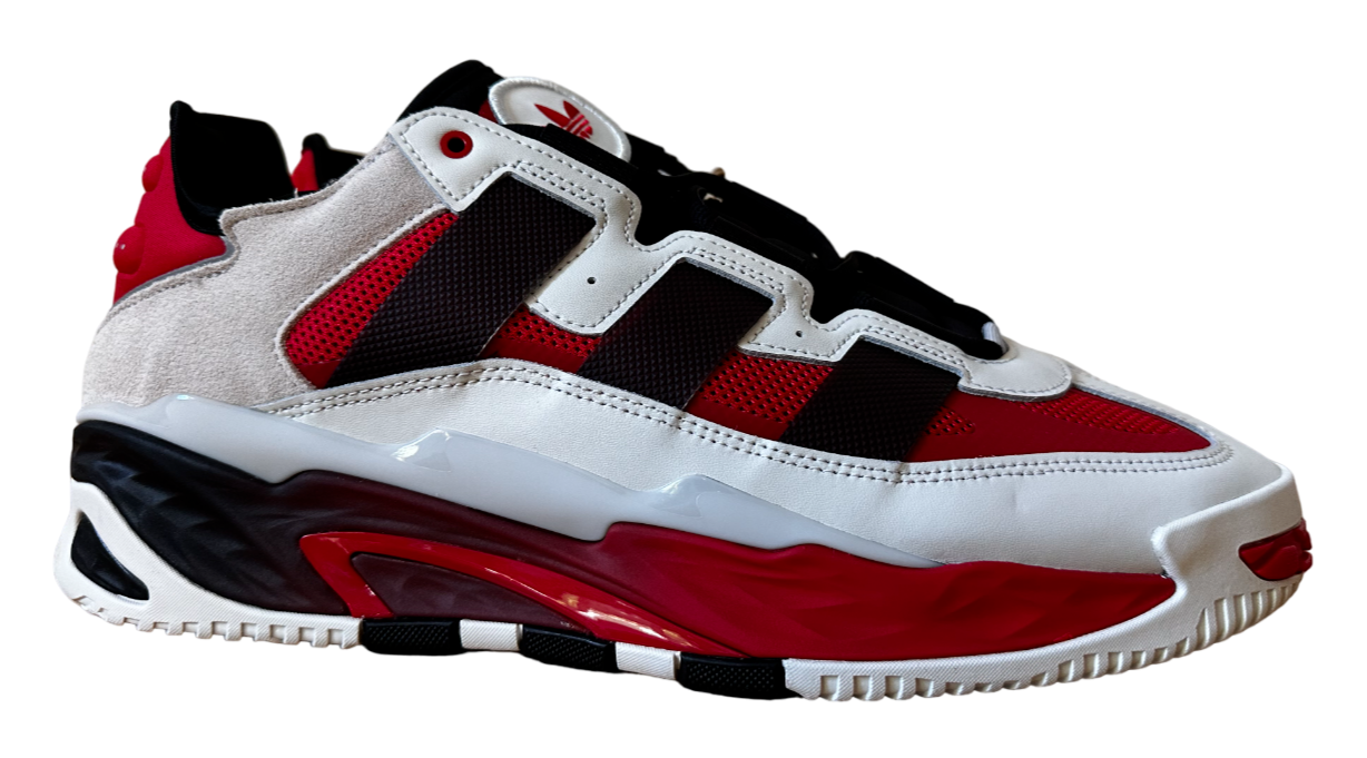 Adidas Niteball Men's Size 13 Basketball Shoes White Black Red H06508 ...