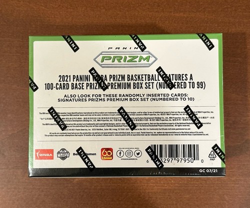 Panini Prizm WNBA Premium Box Set /99 Auto /10 Sealed LOT(4) 2020 2021 ...