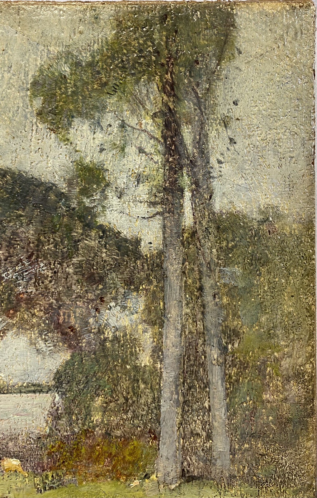 1907 Emil Carlsen “Julian Alden Weir’s House” Impressionist Landscape ...