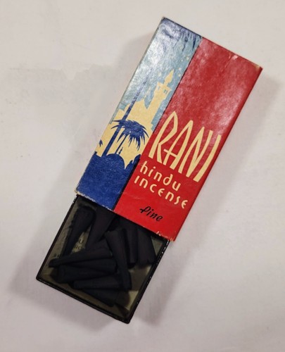 Vintage INDIA INCENSE Hindu RANI Pine RAMA Apple Blossom Tajma JASMINE ...