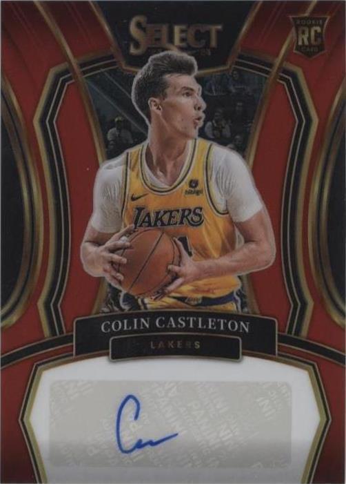 2023-24 Panini Select - Rookie Signatures Colin Castleton #RS-CST Red ...