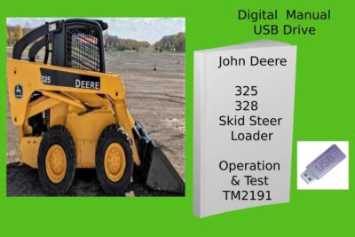 John Deere 325 328 Skid Steer Loader Operation Test Technical Manual ...