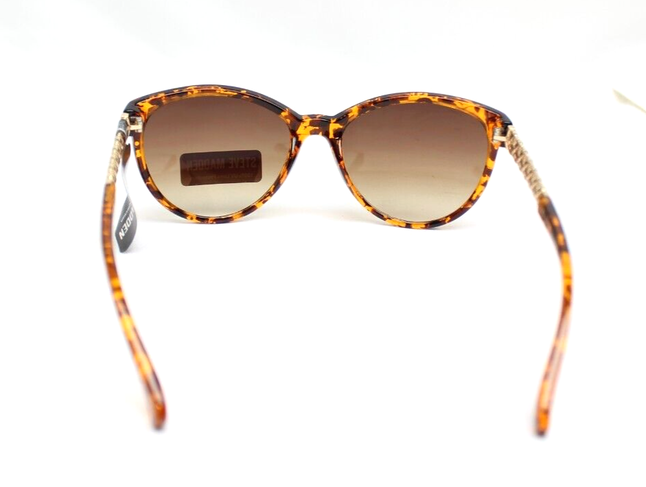 Steve Madden Brown Tortoise Shell & Gold Floral Sunglasses 100%UV ...